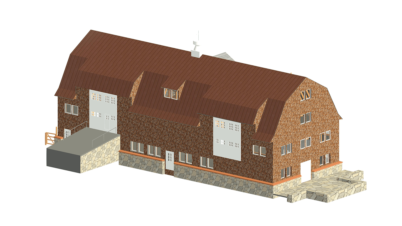 Scan to BIM Revit for Old Wooden Barn in Princeton | ORIGIN