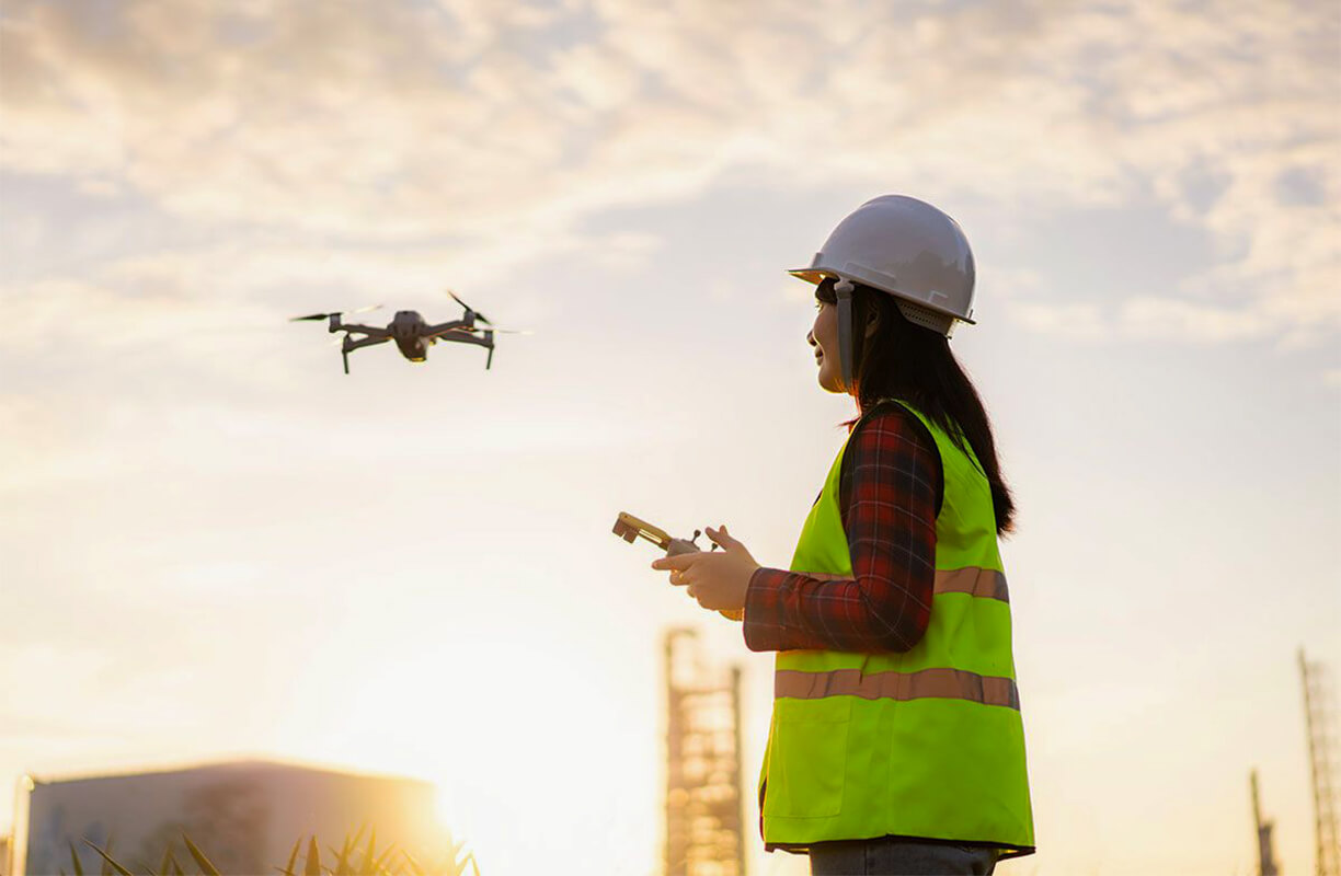 Drones in Construction Site Monitoring: Benefits & Features | ORIGIN ...